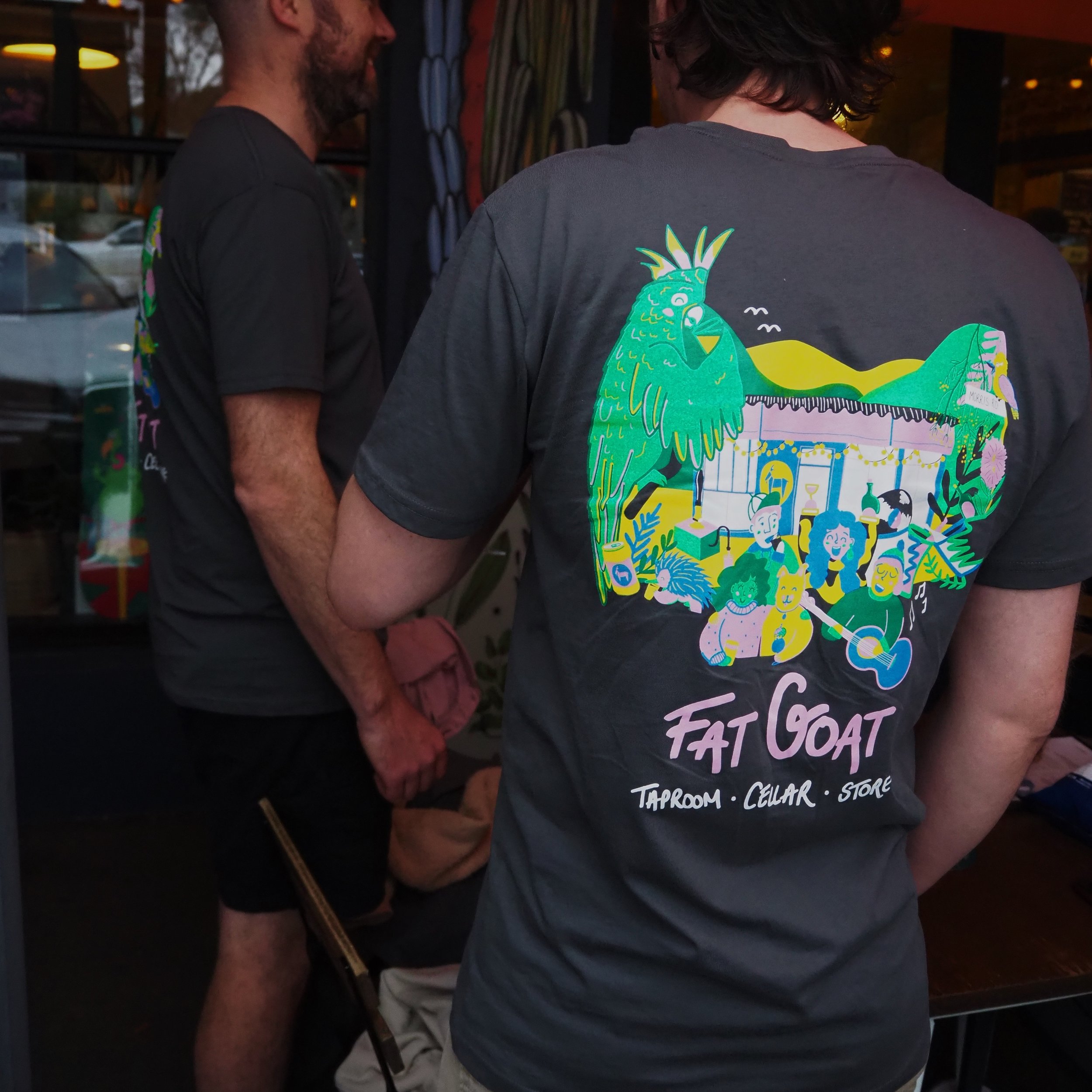 Fat Goat Taproom — Clumsy Hands | Illustrator for colourful brands