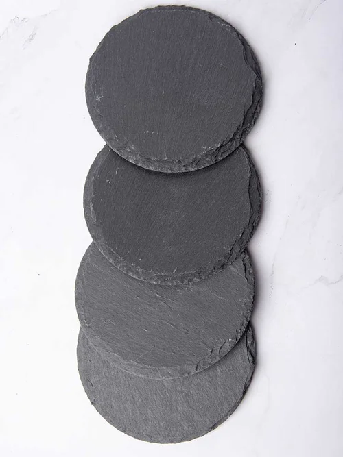 Custom Engraved Slate Coasters — The Ecoporium