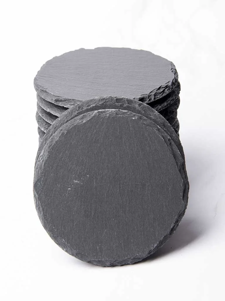 Square Natural Slate Coasters in Bulk — The Ecoporium