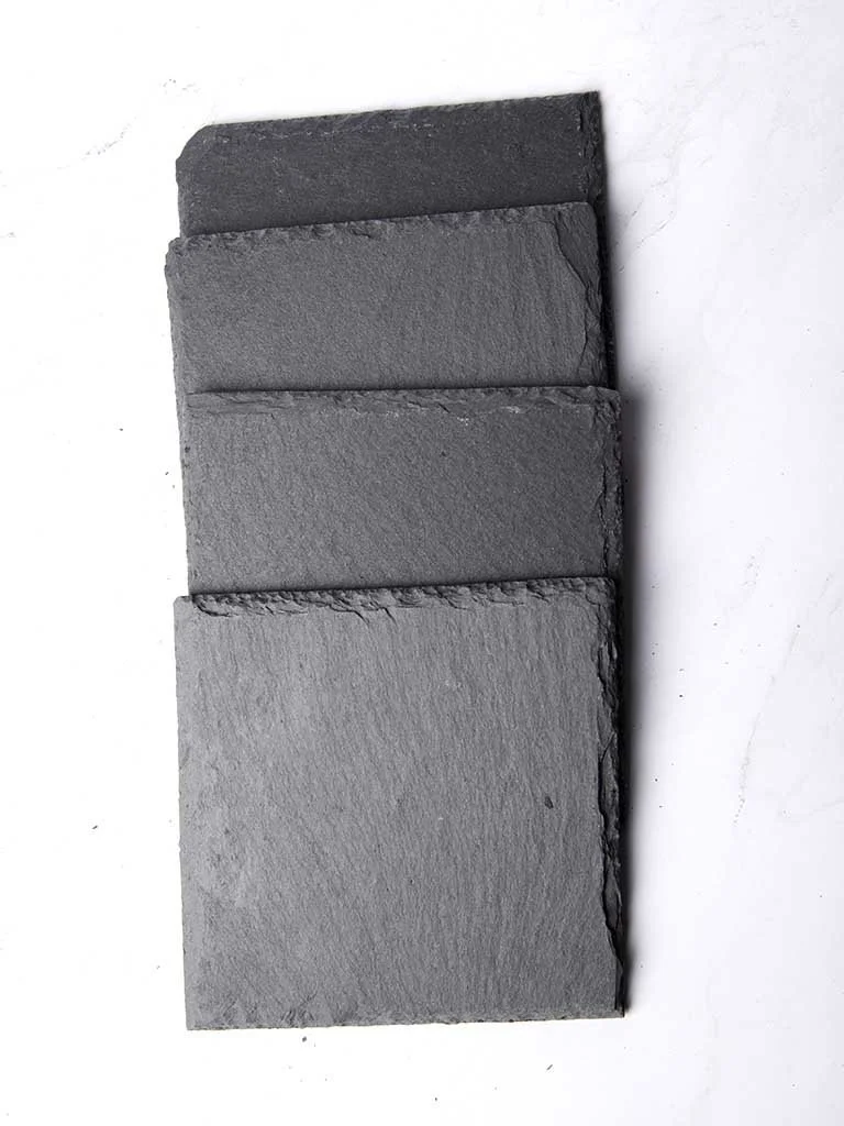 Custom Engraved Slate Coasters — The Ecoporium