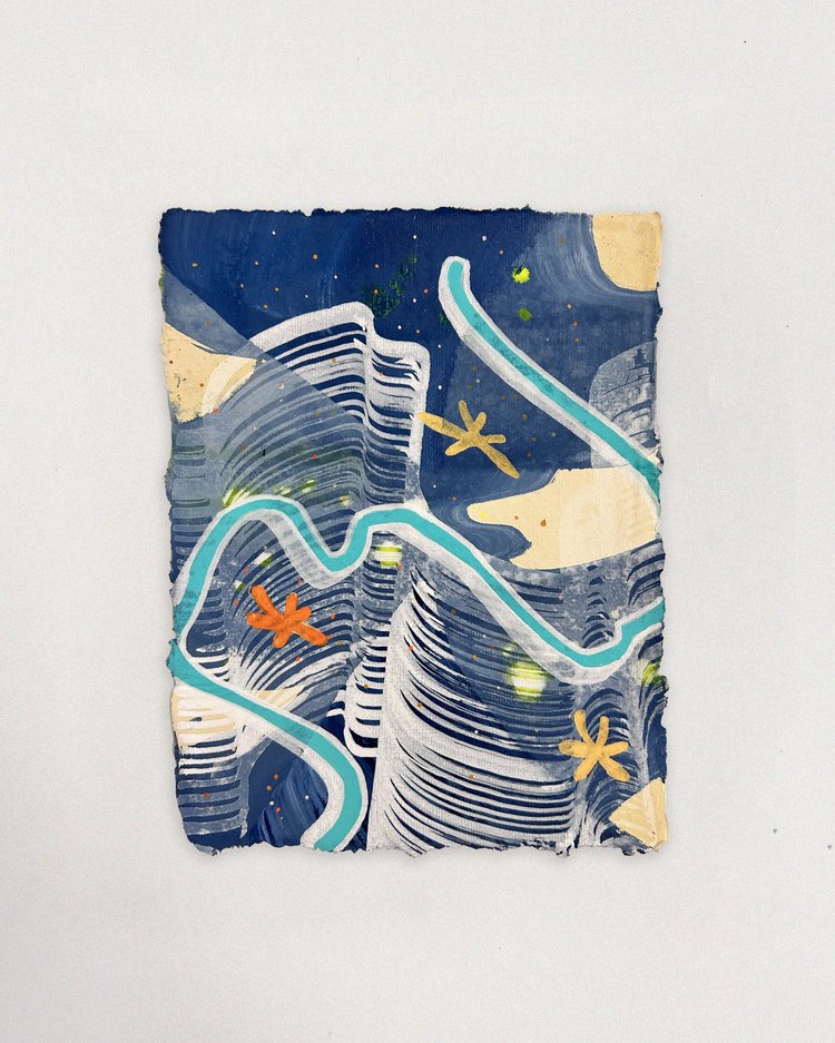 Leo Shallat | Seattle Muralist & Painter — Abstract, Calligraphic ...