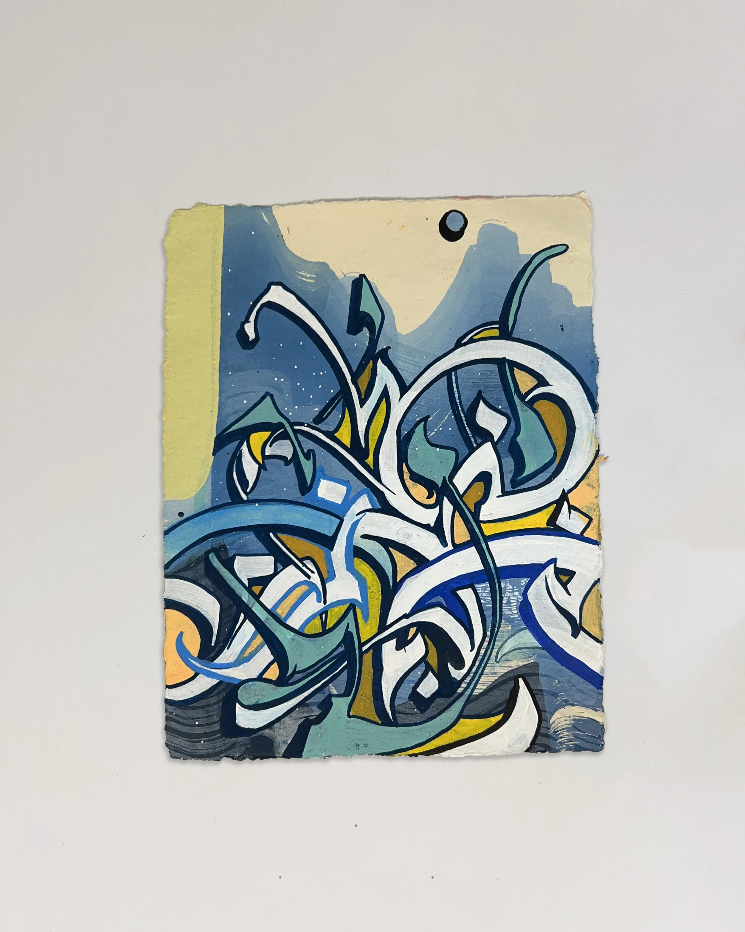 Leo Shallat | Seattle Muralist & Painter — Abstract, Calligraphic ...