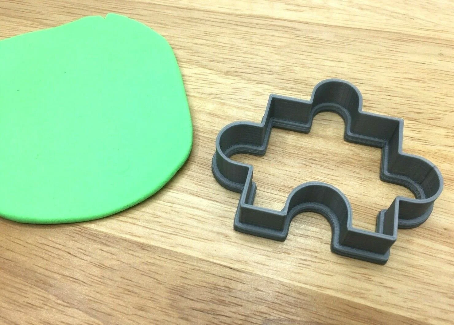 Jigsaw Puzzle Polymer Clay Cutter / Fondant Shaper / Jewellery Cutting ...