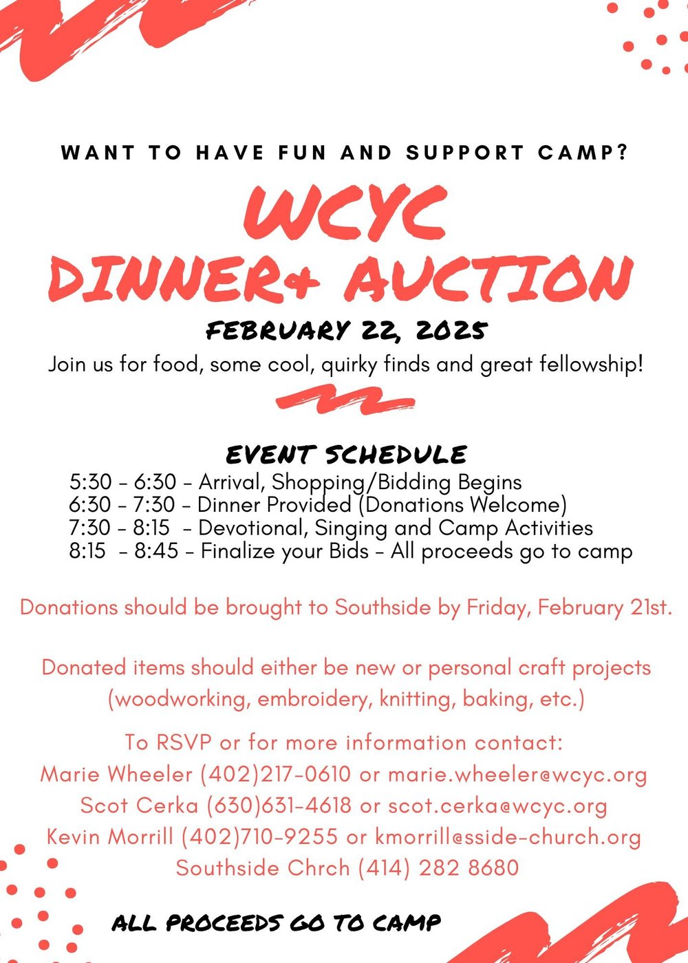 WCYC Auction & Dinner 2025 — WCYC