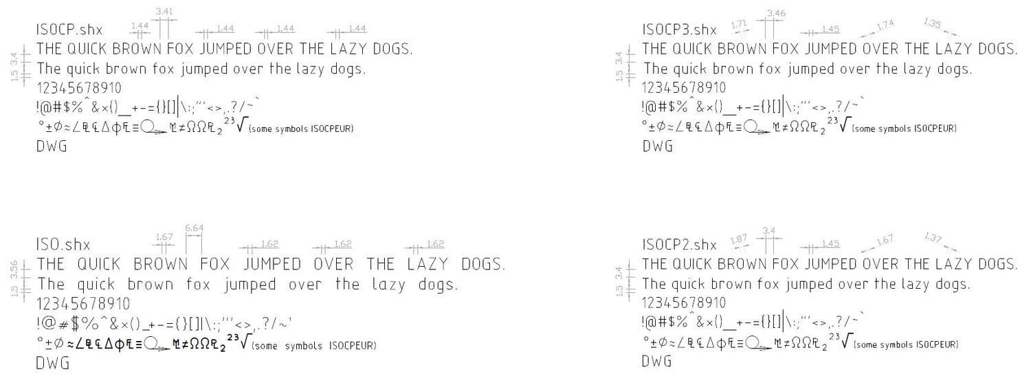 I reviewed AutoCAD fonts against Australian Standard AS 1100.101-1992 ...