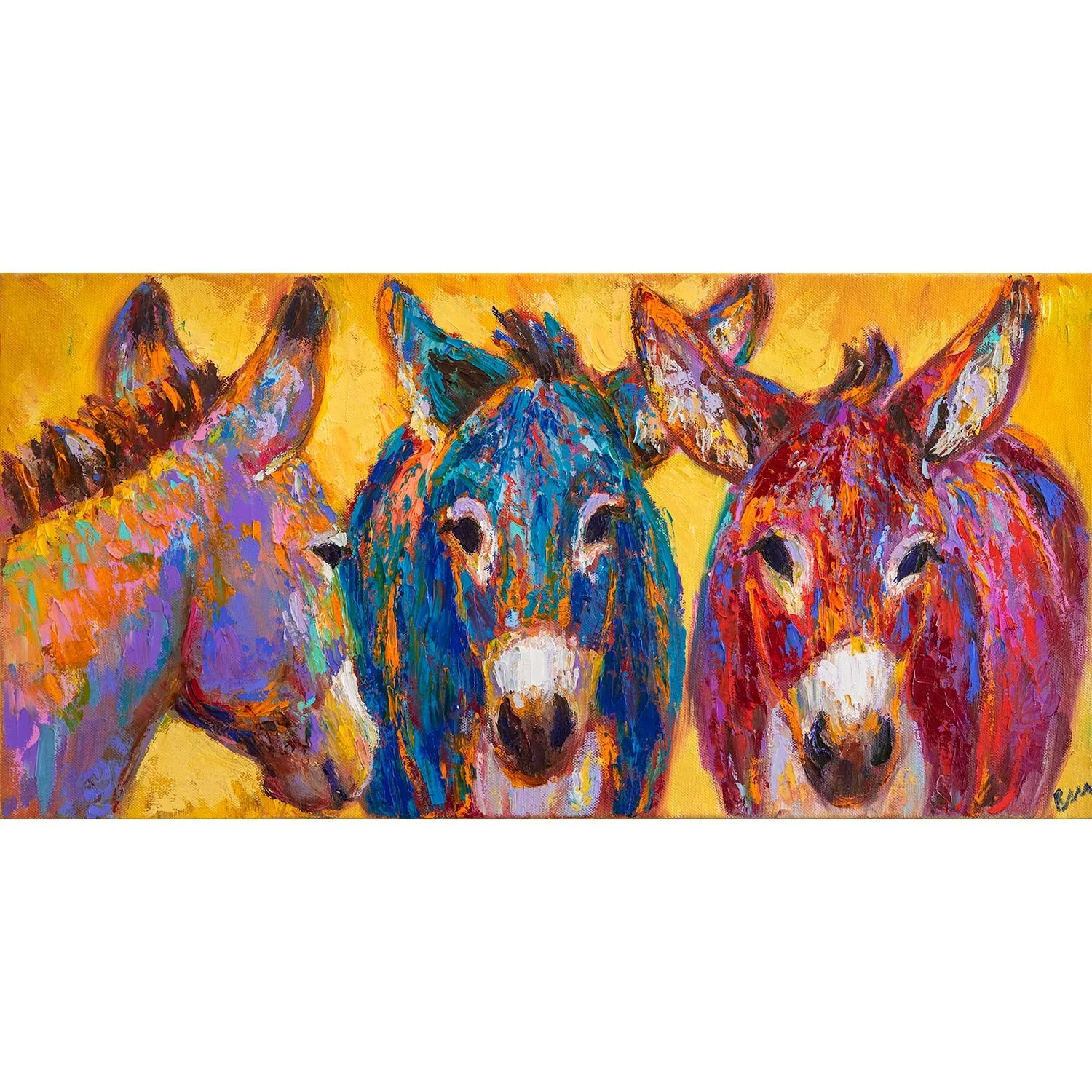 A Drove of Donkeys — Barbara Meikle Fine Art