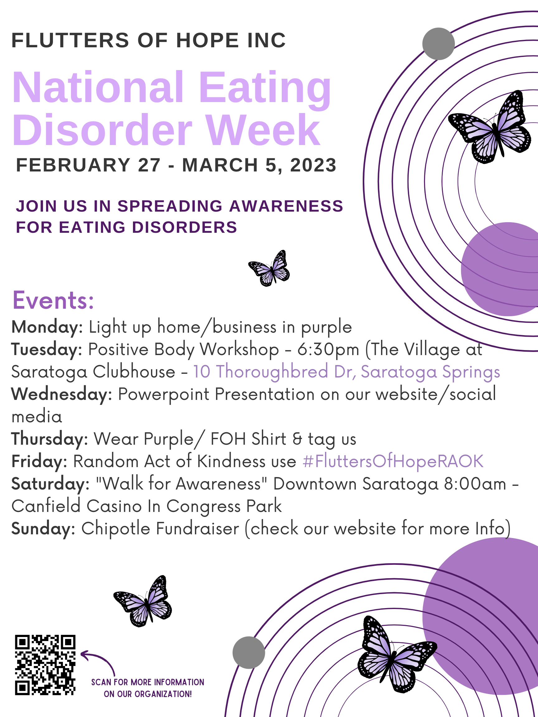 NEDA Week — Flutters of Hope Inc.