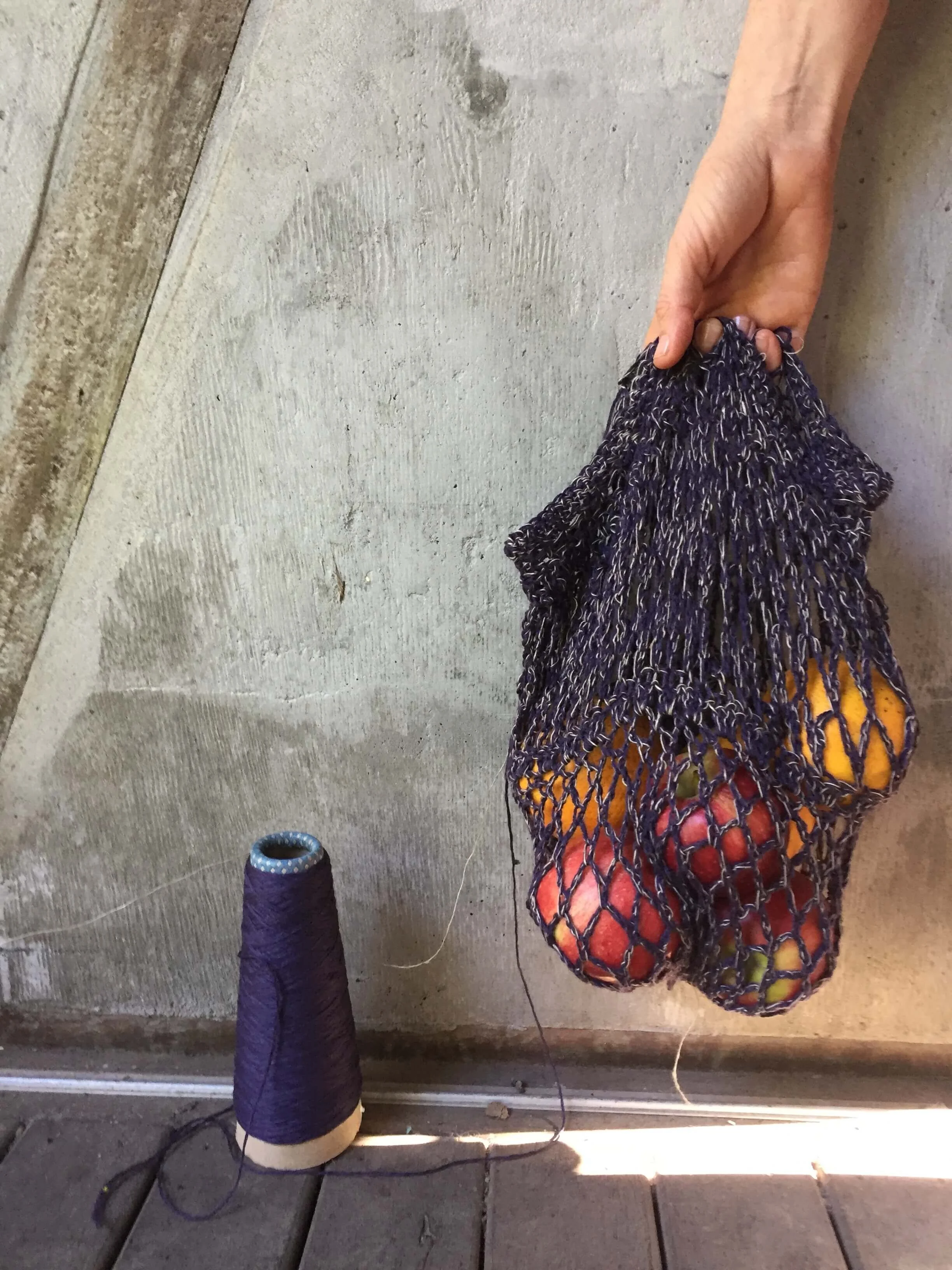 Crochet string bag - how to make your own : perfect for plastic-free ...