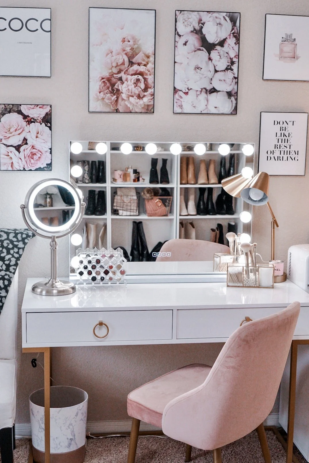 Vanity Ideas: How I Styled My Beauty Room on a Budget — Avery Carrier ...