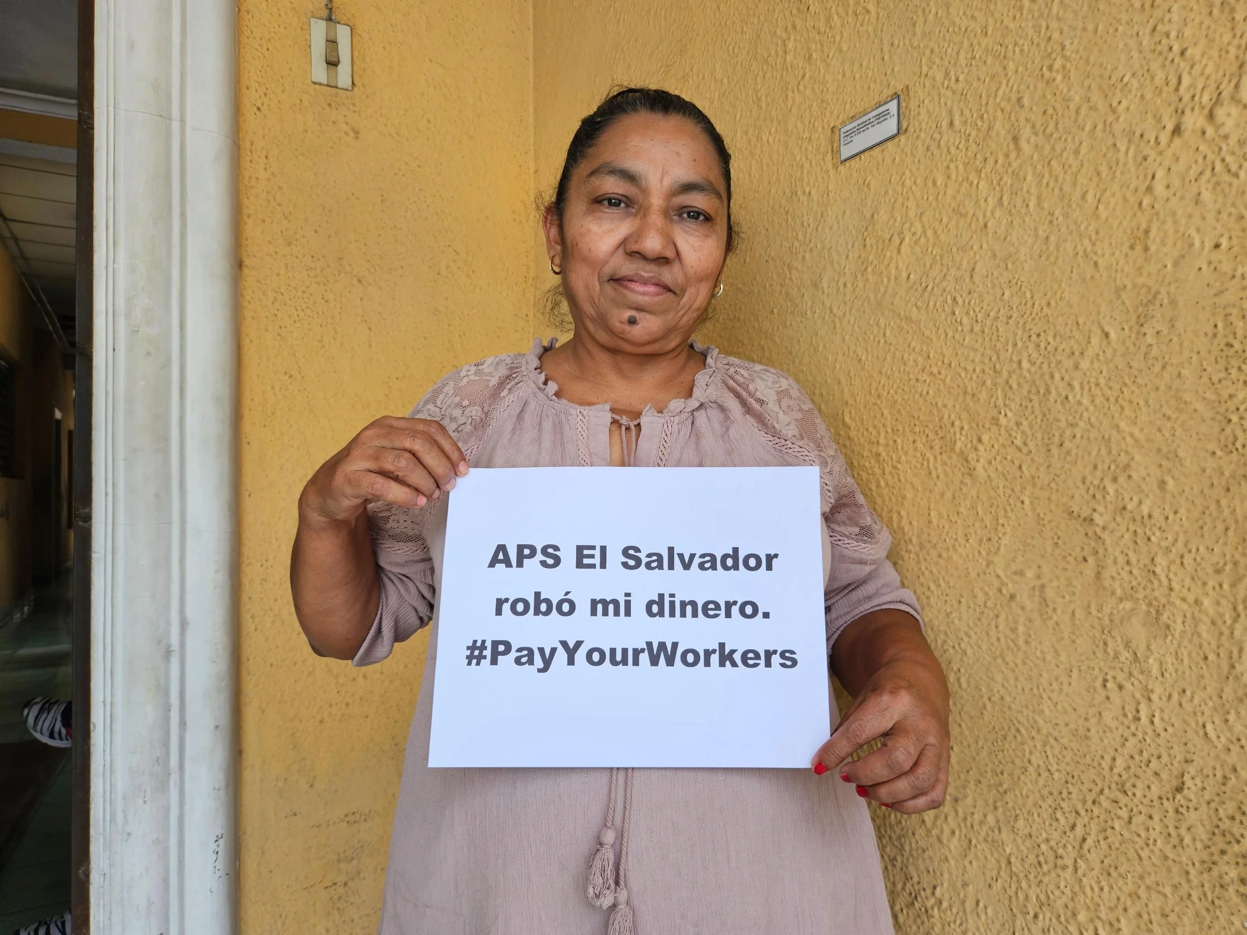 APS (El Salvador) — #PayYourWorkers