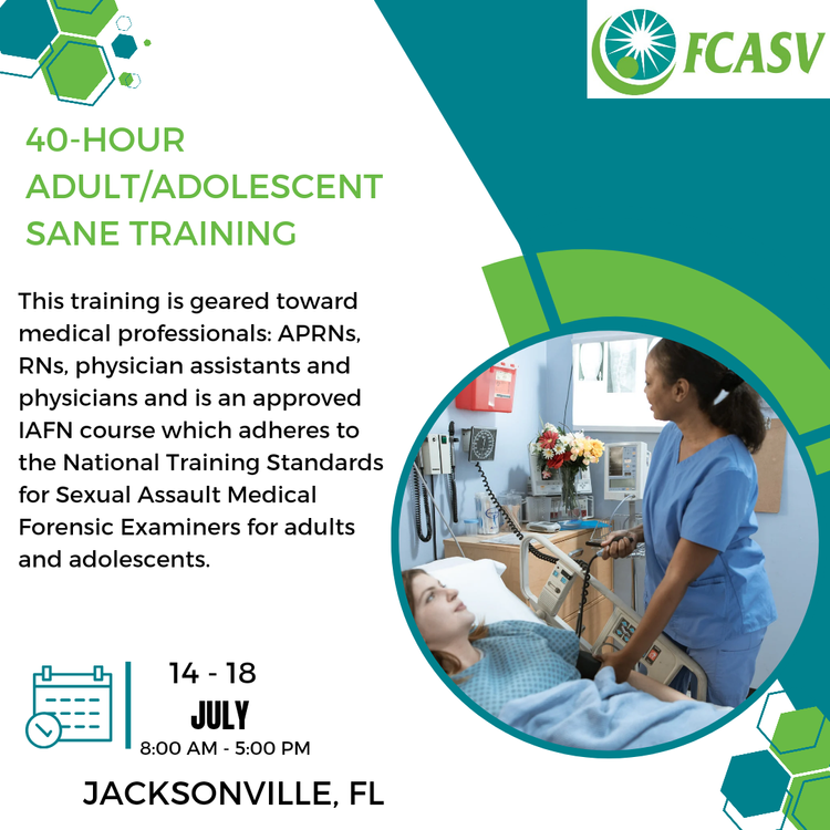 40 HOUR ADULT / ADOLESCENT SANE TRAINING - Jacksonville, FL — Florida ...