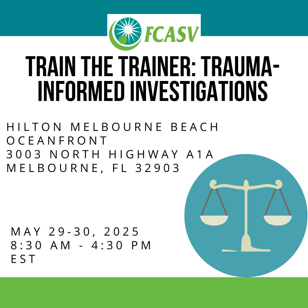Train the Trainer - Trauma Informed Investigations (Melbourne, FL ...