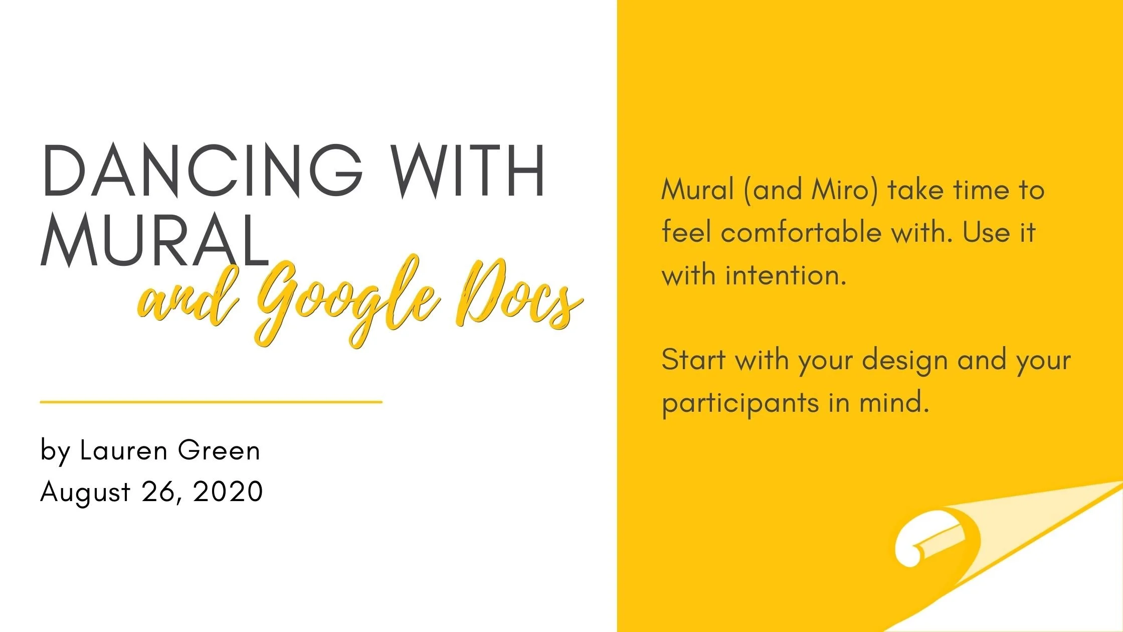 How to Virtually Facilitate Meetings with Mural and Google Docs ...