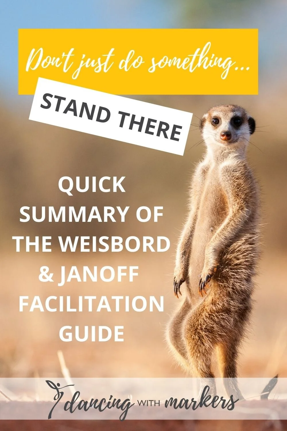 Facilitation Tips from the Book Don't Just Do Something, Stand There — Dancing with Markers