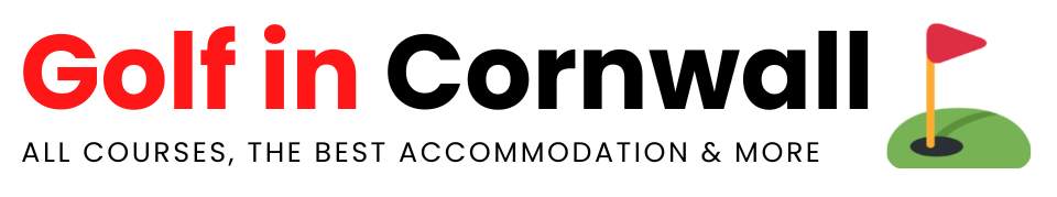 Map of golf courses in Cornwall