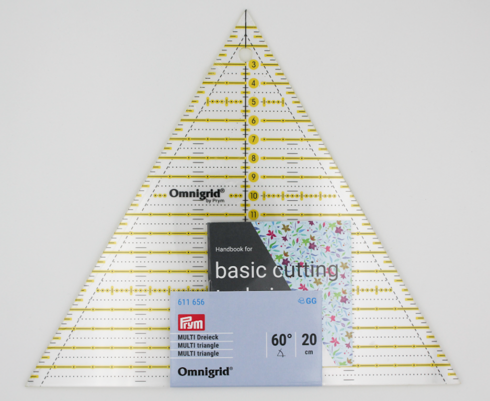 60 degree triangle 20 cm transparent patchwork and sewing ruler by ...