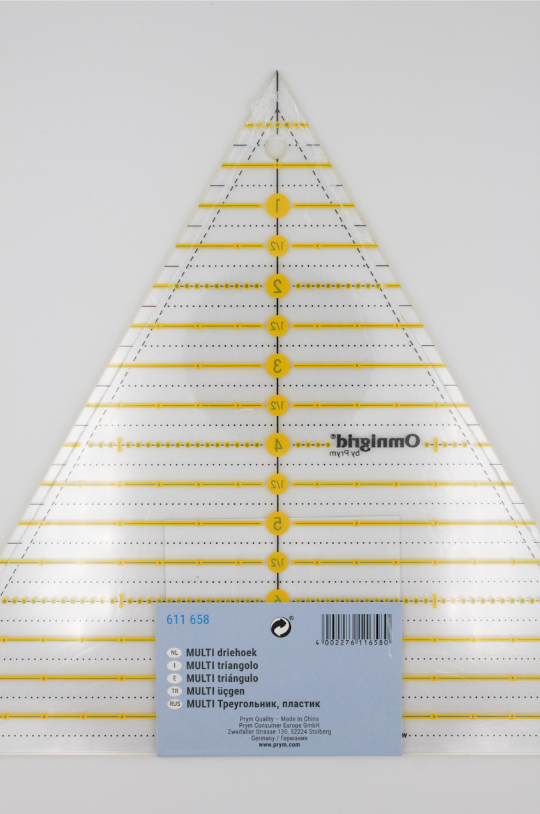 60° triangle 8 inch ruler for patchwork, quilting & crafting ...