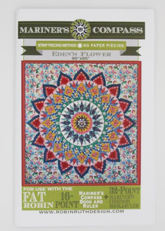 Livret et règle pour “Skinny Robin 16-point Mariner’s Compass” à 45 ...