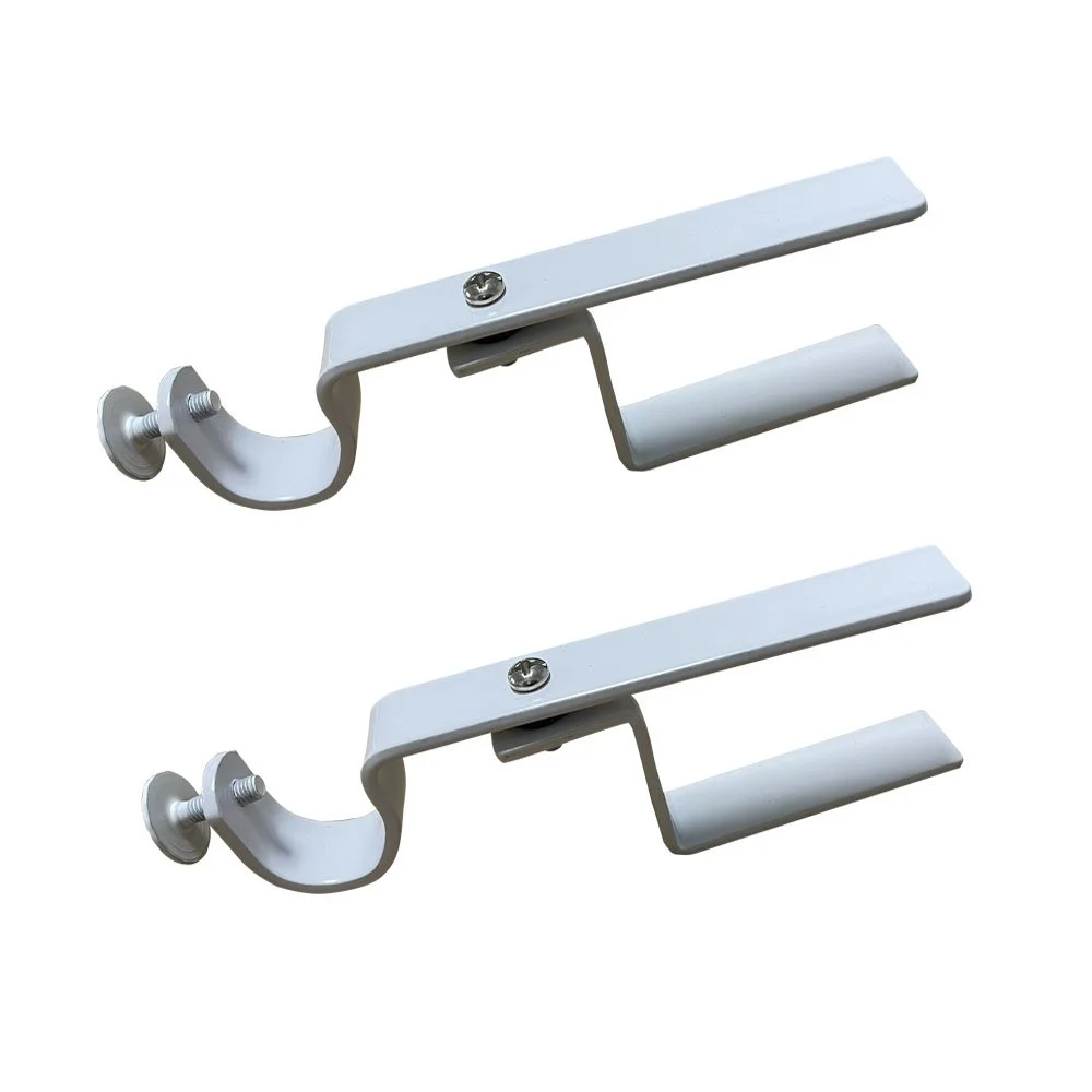 Mini Blinds Curtain Rod Bracket Attachment. Hang Curtains without ...