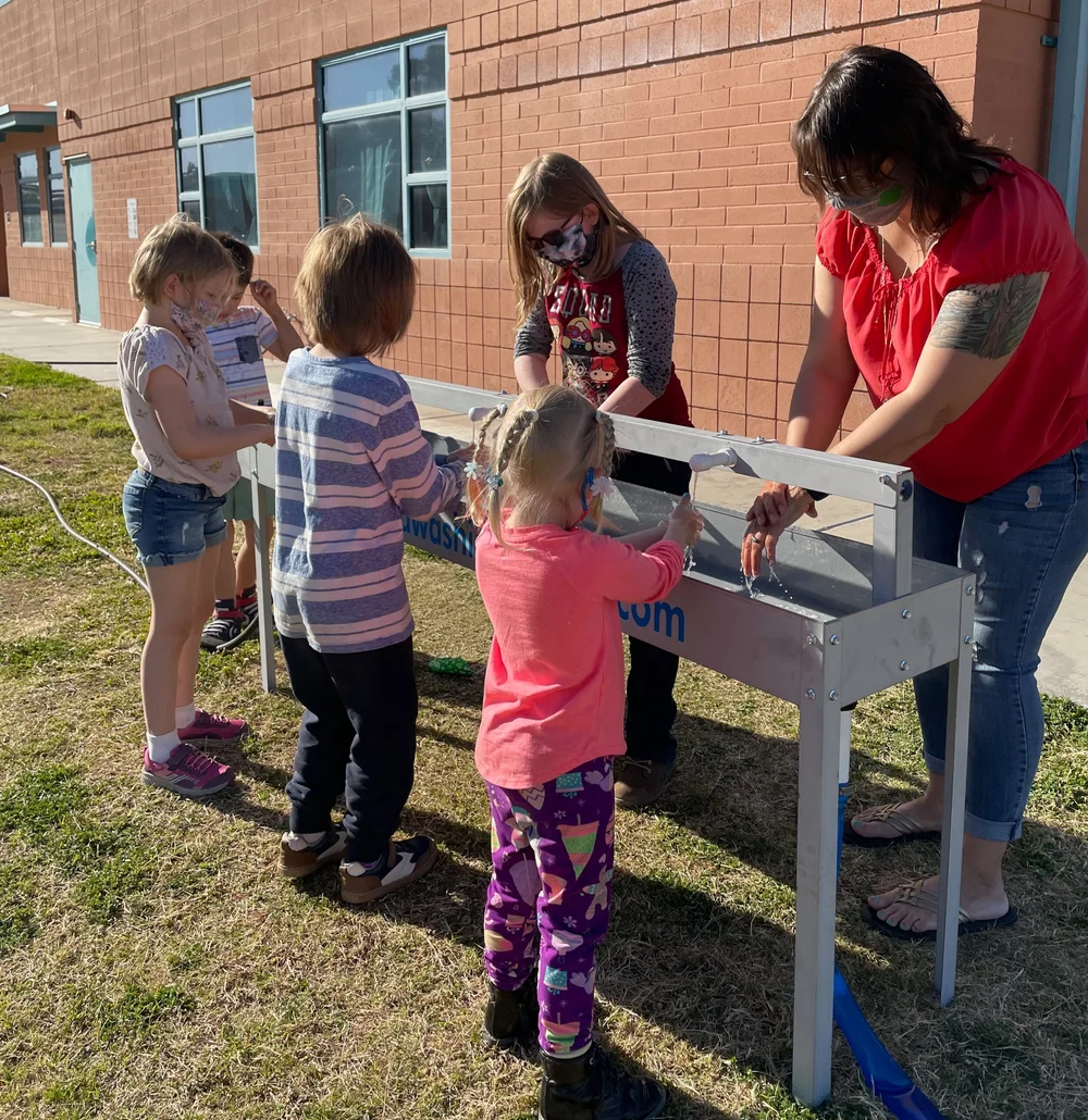 Outdoor Hand Washing Station