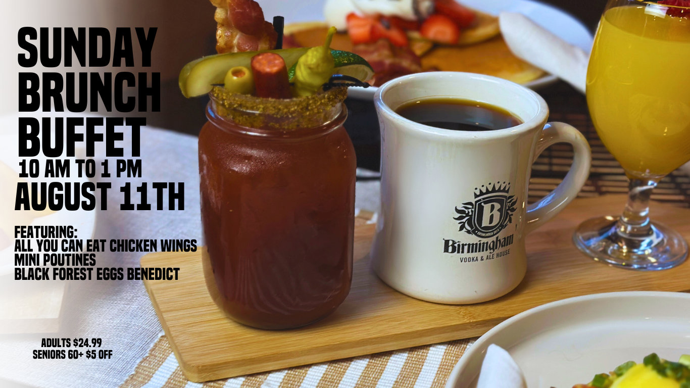 BRUNCH — Birmingham's Vodka & Ale House