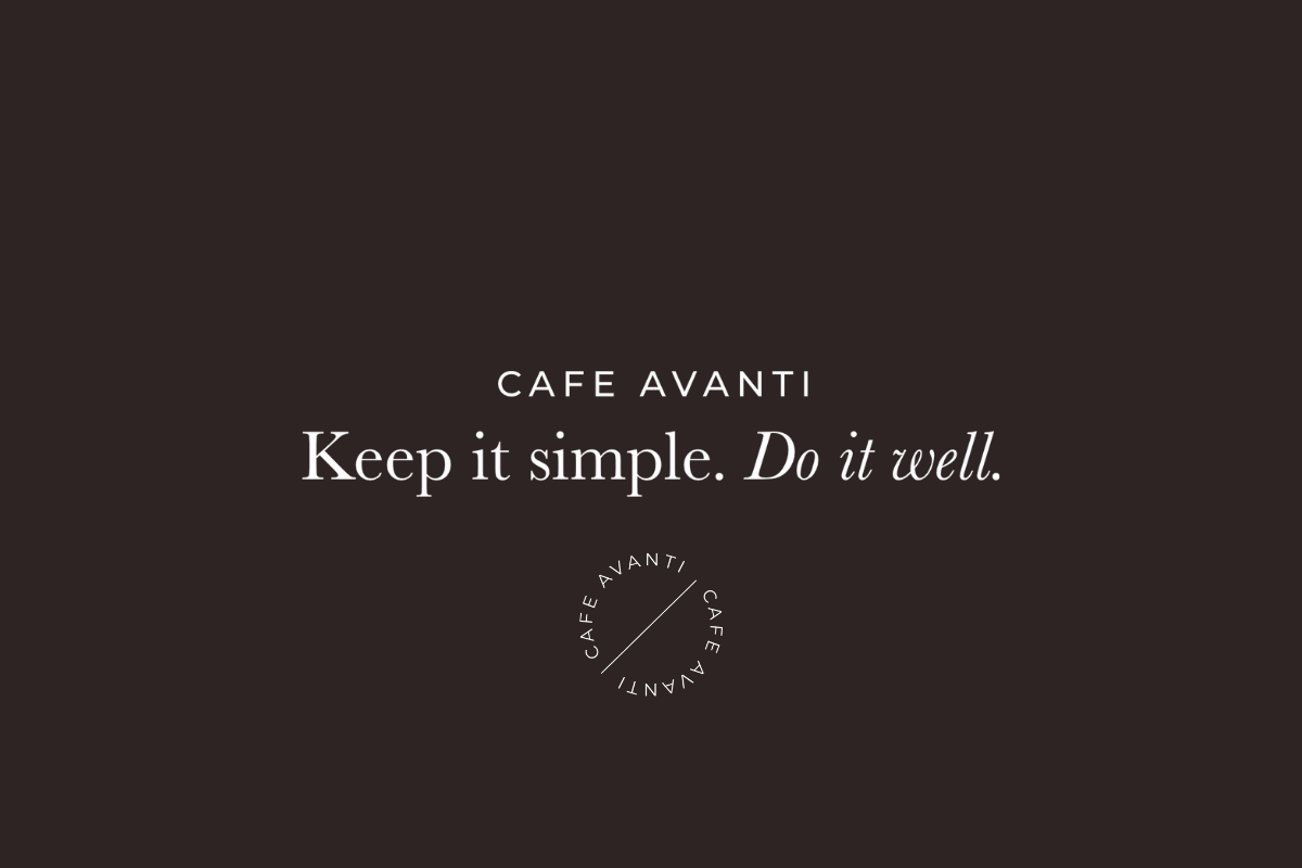 Cafe Avanti — Alexandra Sardi