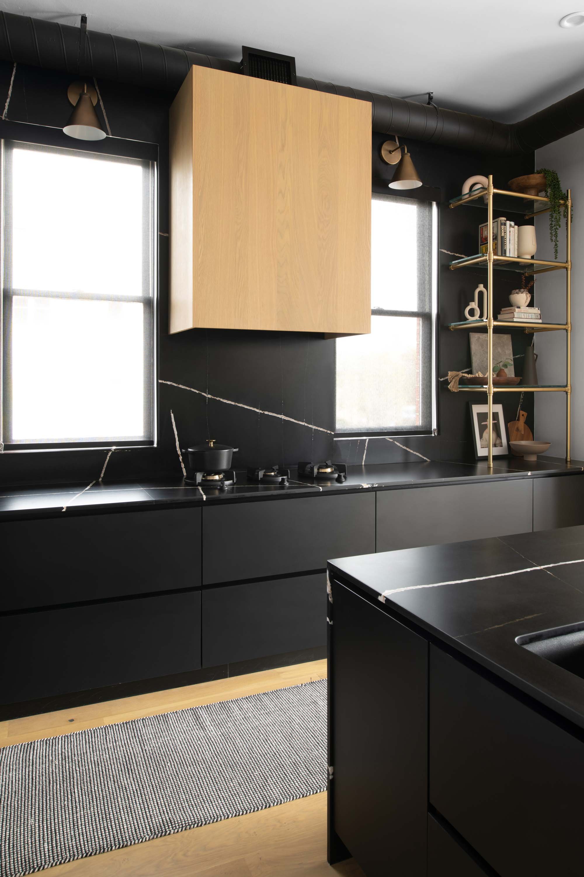 Lakeview Modern Kitchen — Metro Design Build Inc.