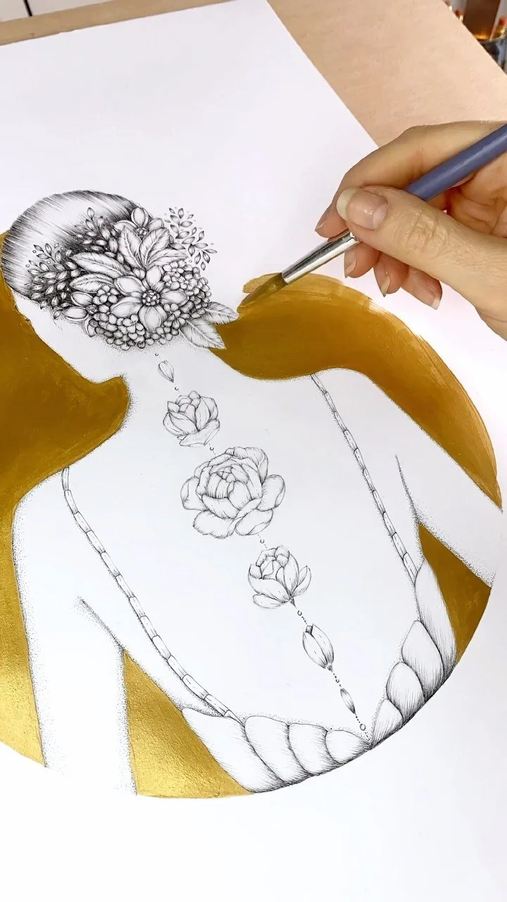 Drawing with Your Non-Dominant Hand — Georgie St Clair | Mindful Drawing