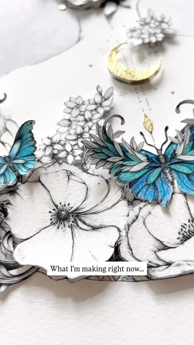 Georgie St Clair | Pen, Ink and Collage Artist