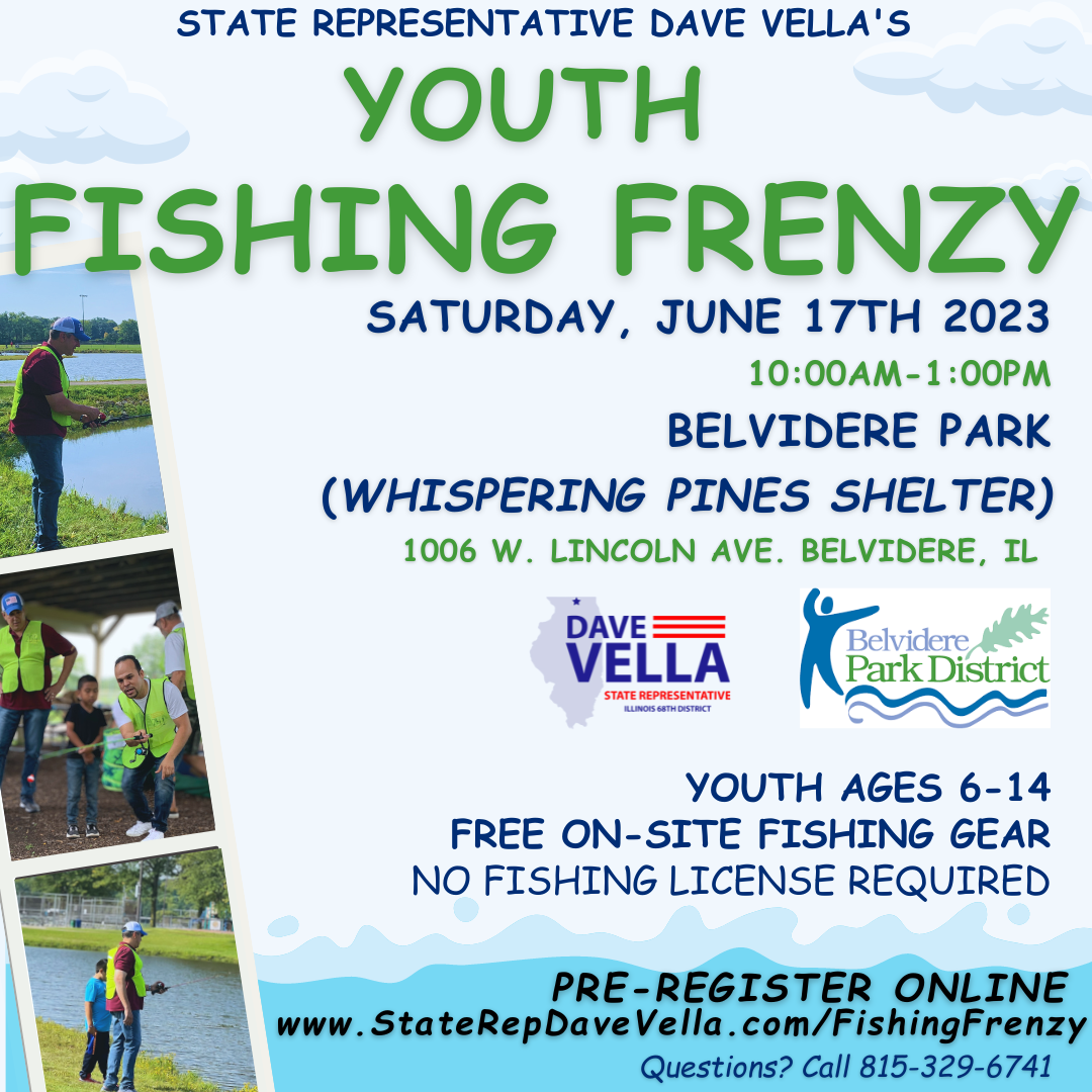Fishing Frenzy Volunteer — State Representative Dave Vella, 68th District