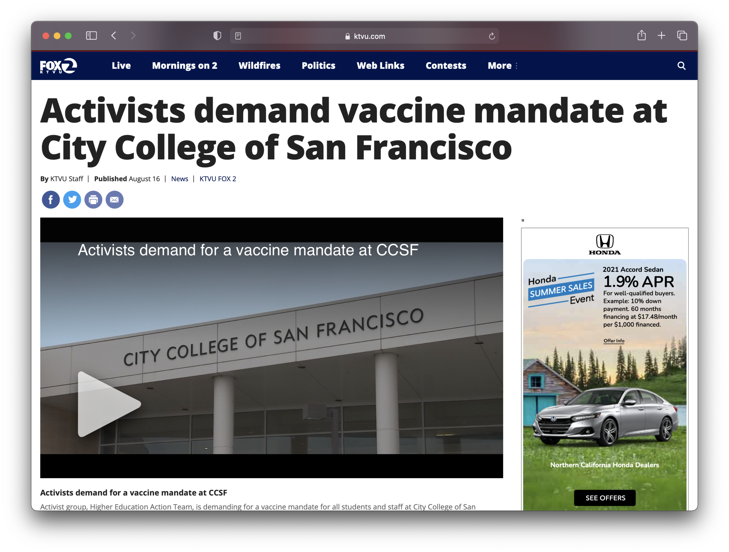 CCSF Higher Education Action Team