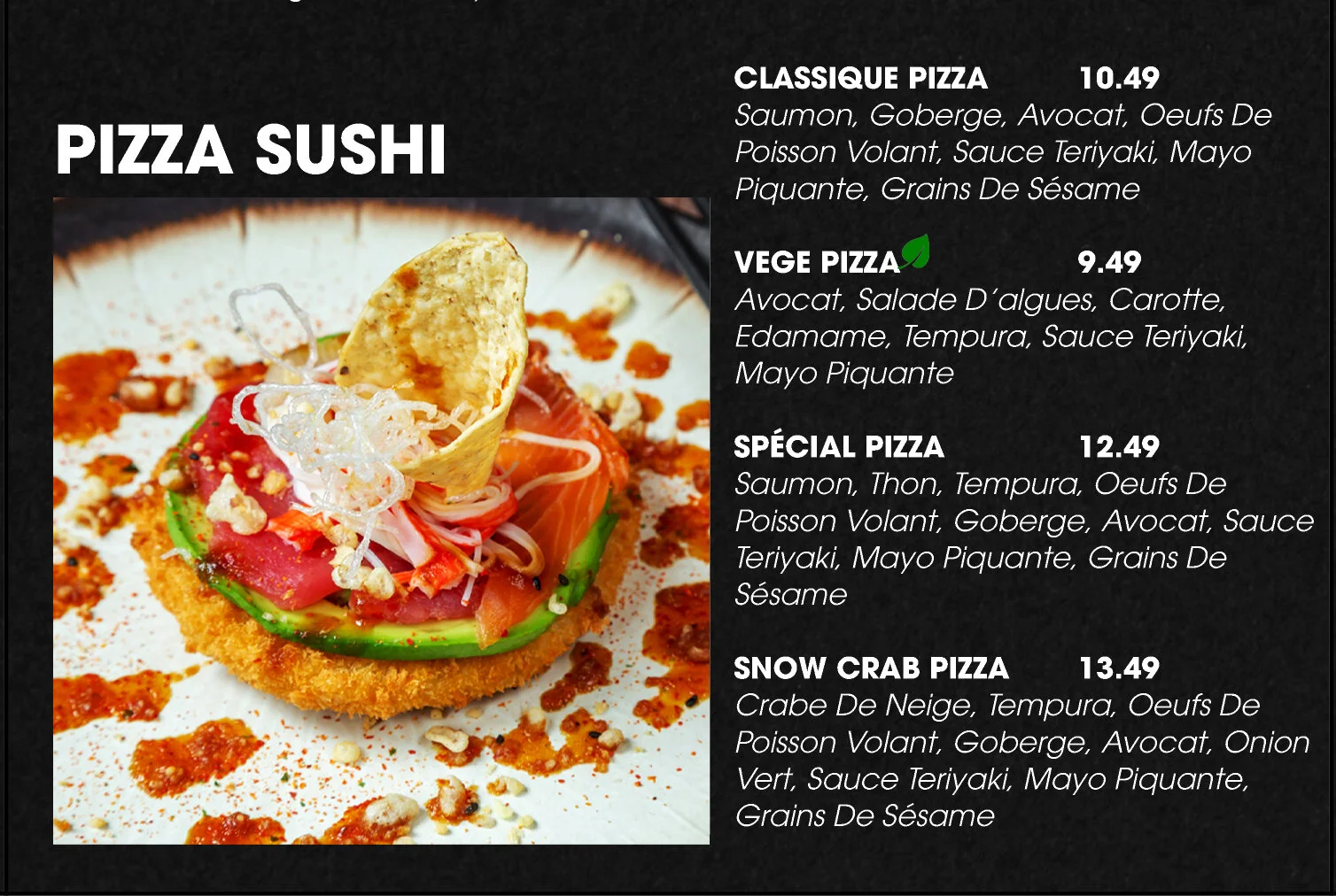 Menu — YEN SUSHI & POKÉ