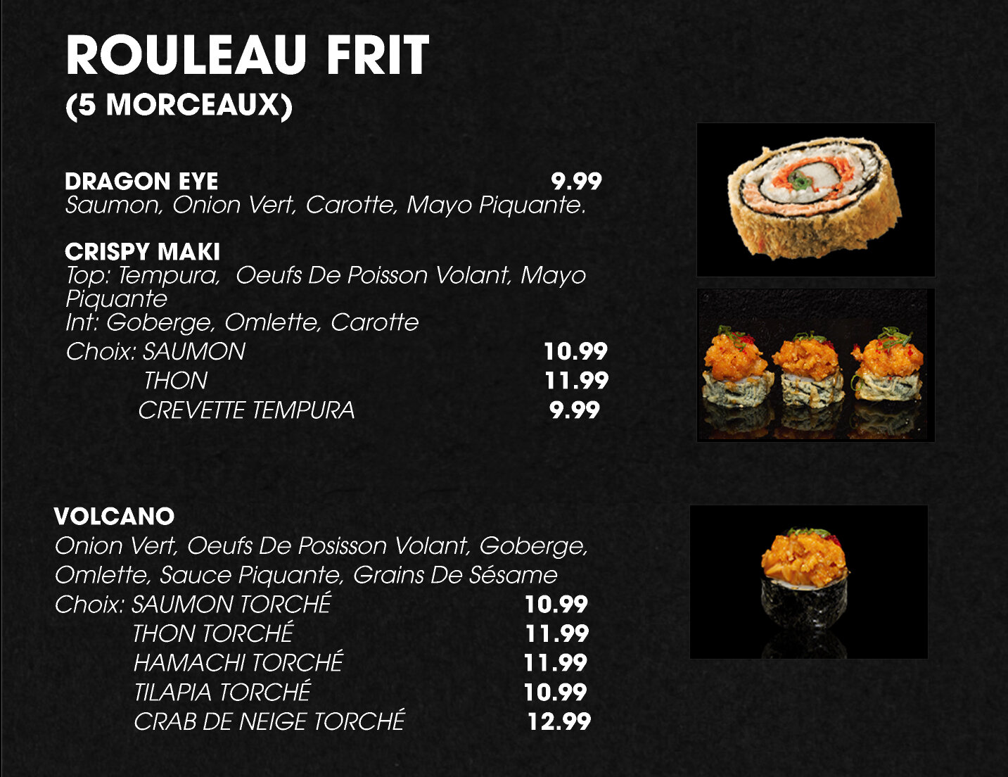 Menu — YEN SUSHI & POKÉ