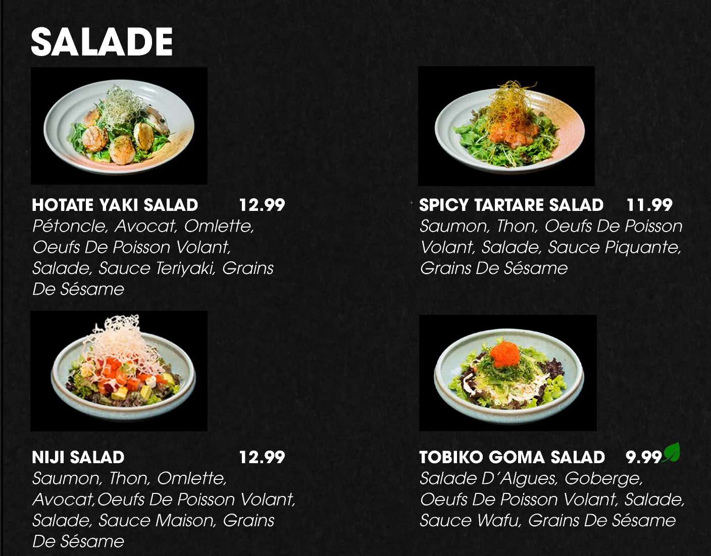 Menu — YEN SUSHI & POKÉ