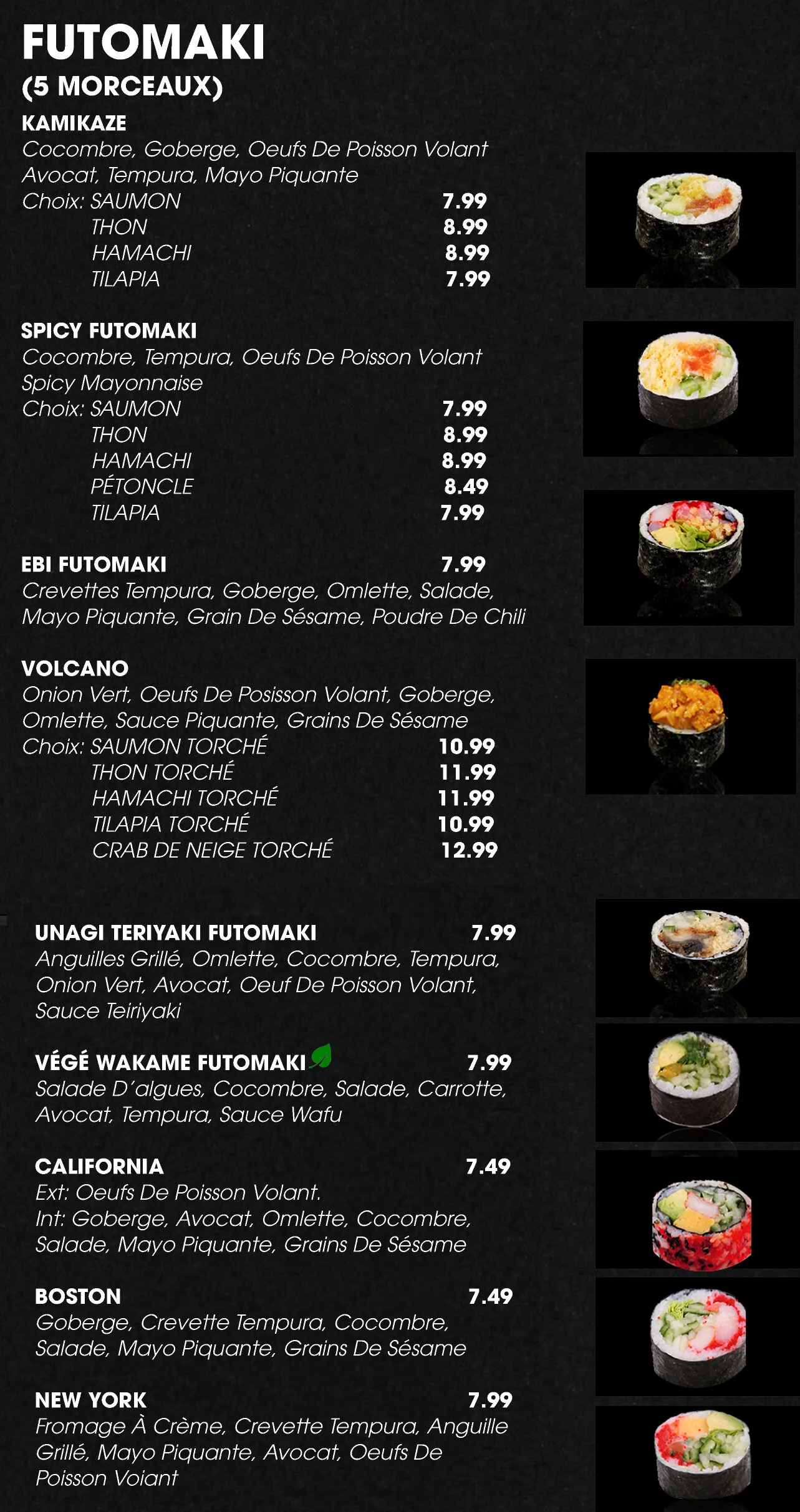 Menu — YEN SUSHI & POKÉ