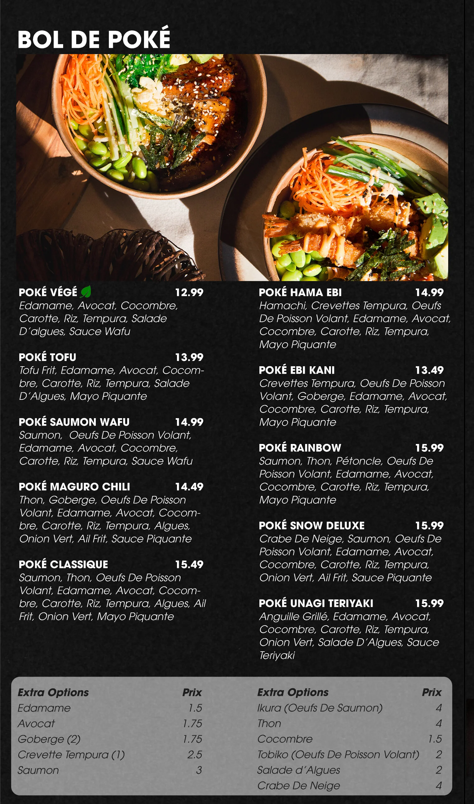 Menu — YEN SUSHI & POKÉ