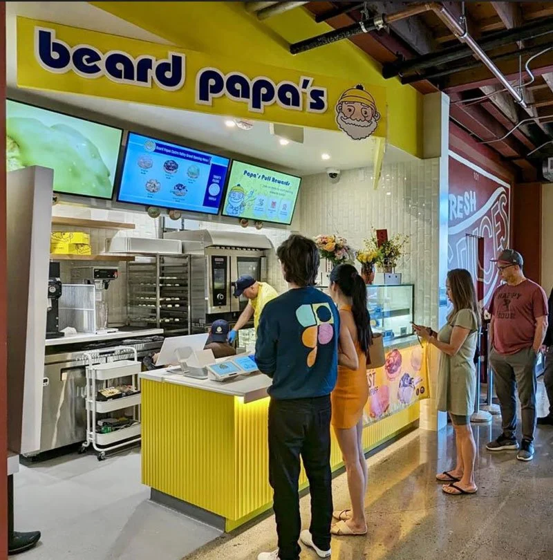 Beard Papa's Fresh Baked Japanese Cream Puffs