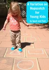 A Variation on Hopscotch for Young Kids — Learning Here and There