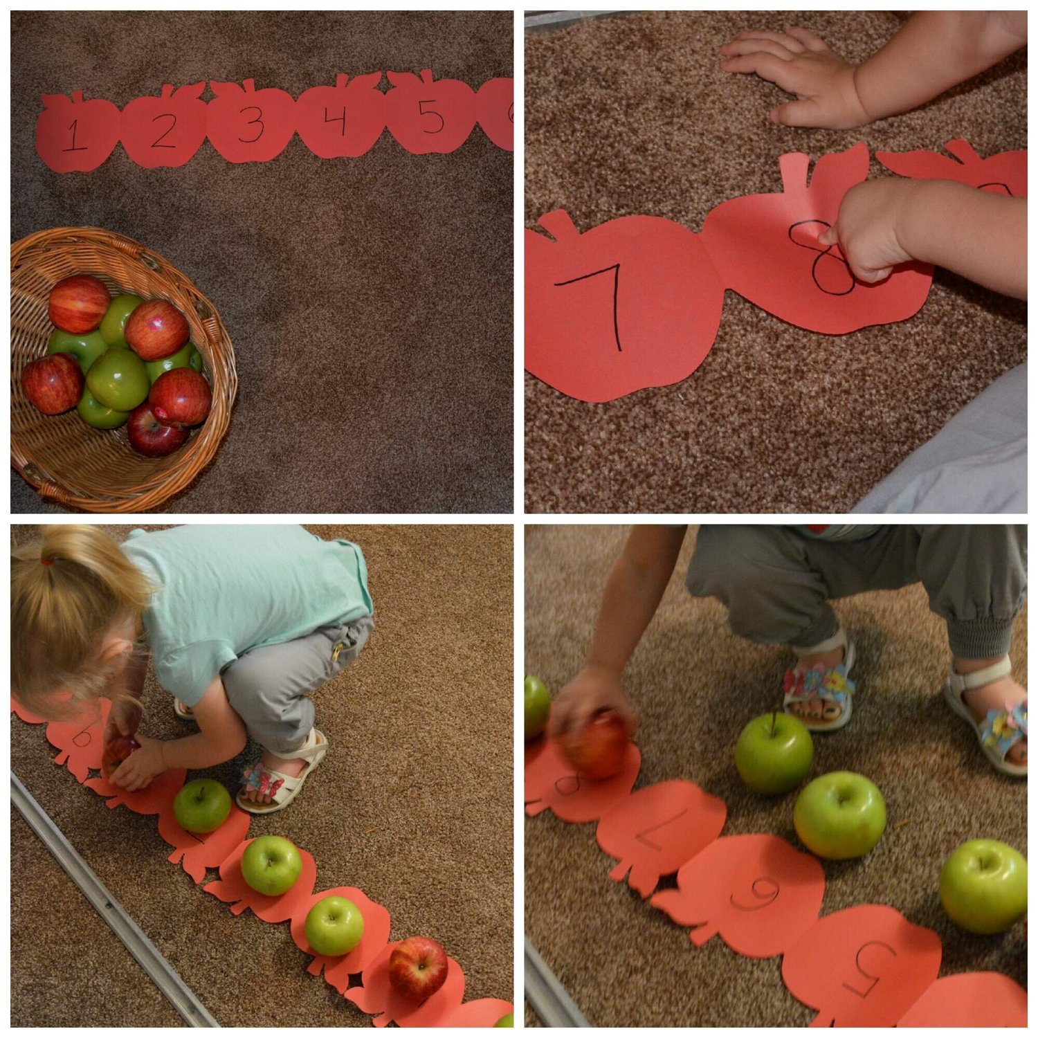 Apple Themed Toddler and Preschool Activities — Learning Here and There