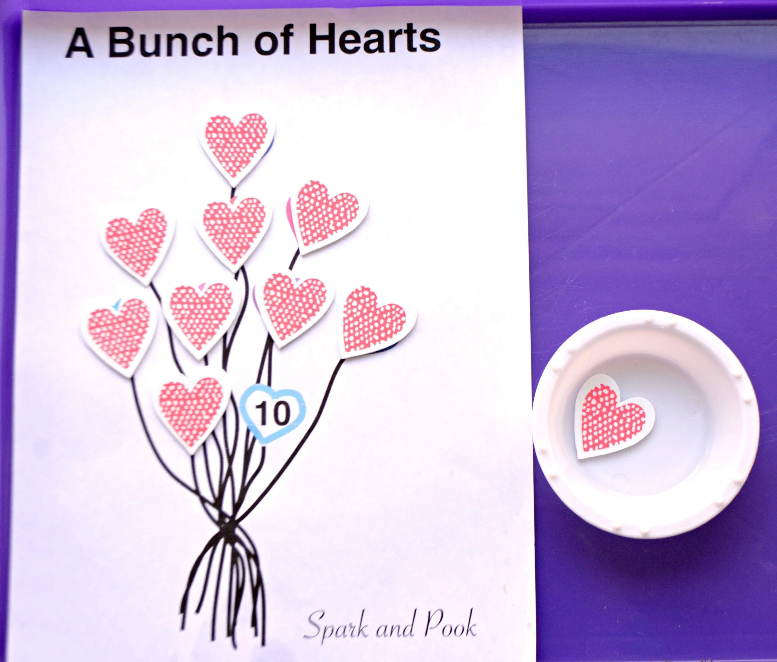 Counting with Hearts Printables — Learning Here and There