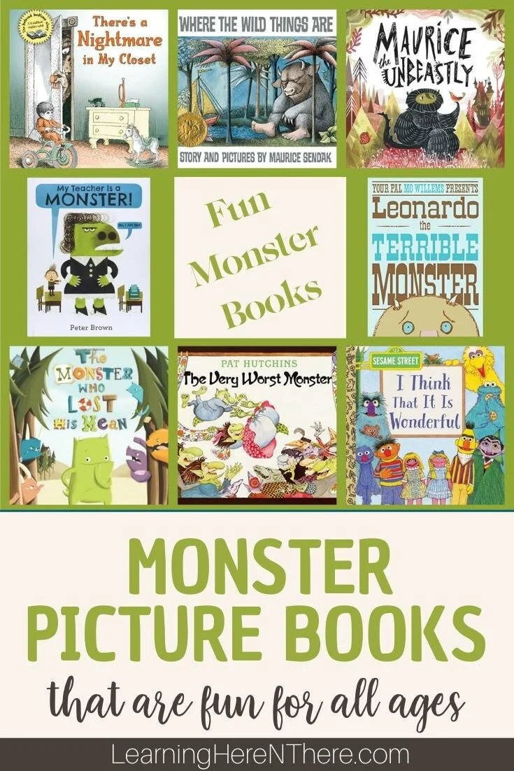 Funny, Not Scary, Monster Picture Books — Learning Here and There