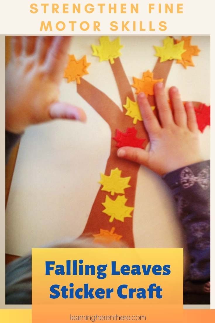 Quick Fall Fine Motor Activity for Pre-K — Learning Here and There