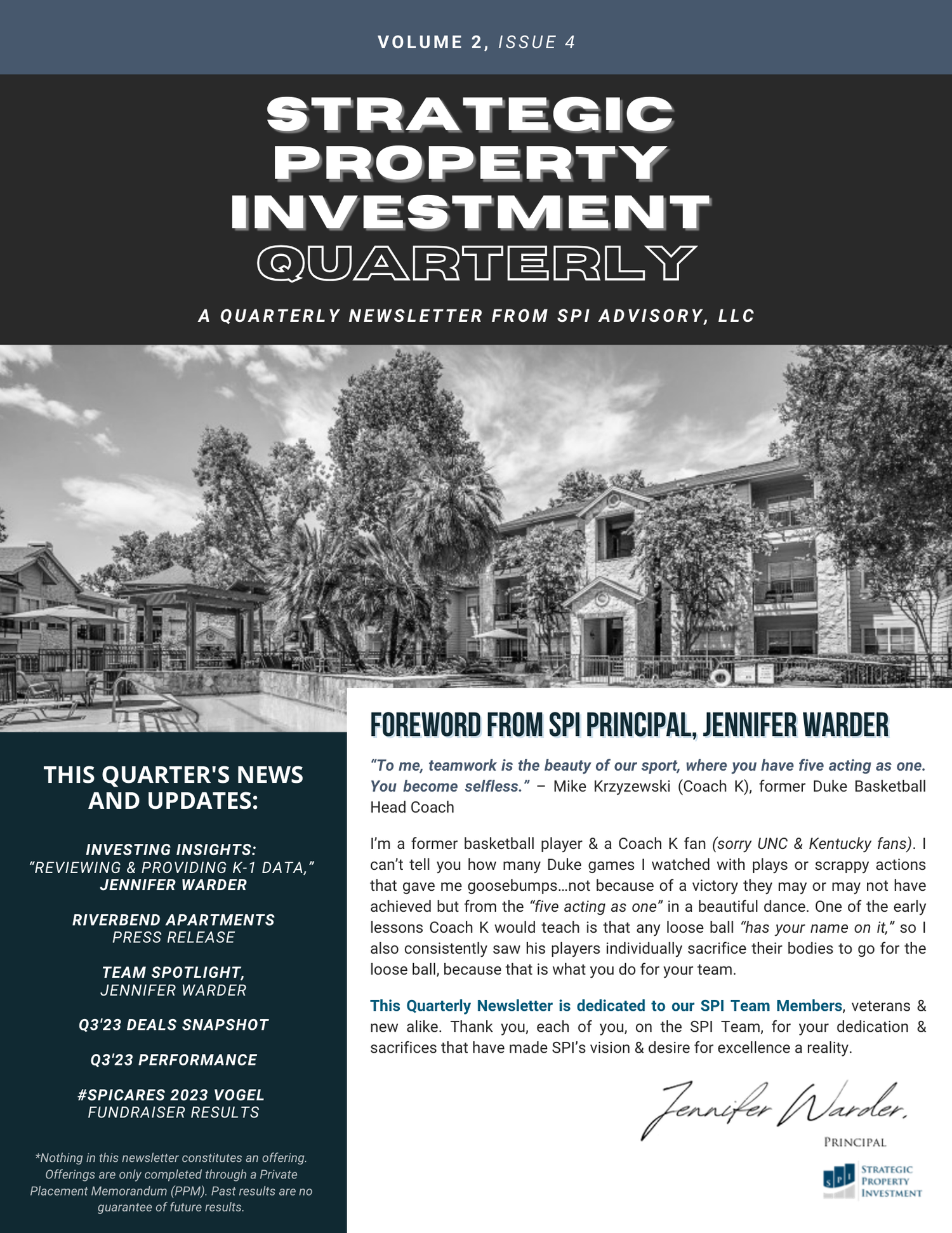SPI Advisory | Multifamily Investment Strategies, Simplified.
