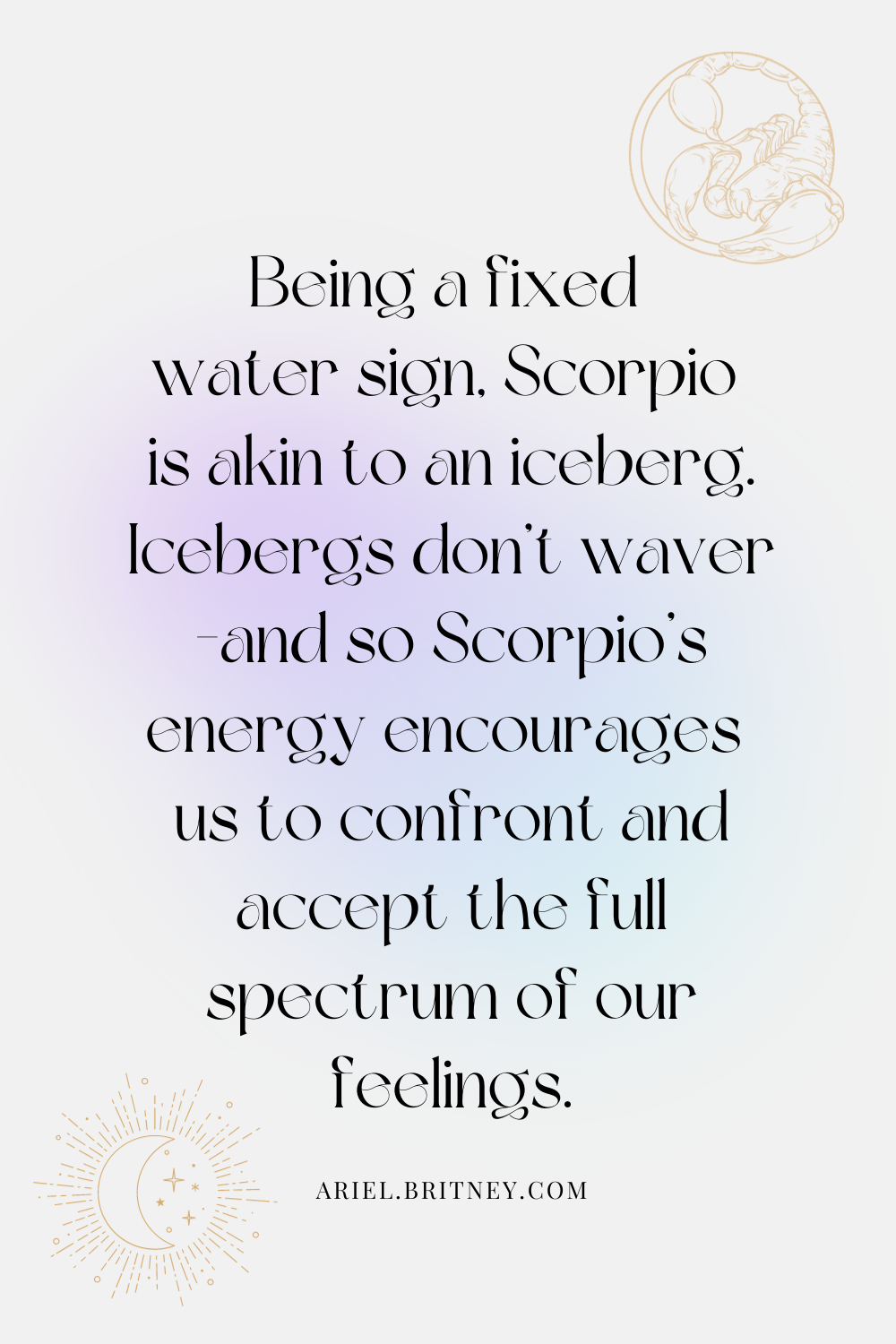 The Power of Scorpio: Transforming Shadows into Strengths — Ariel Britney
