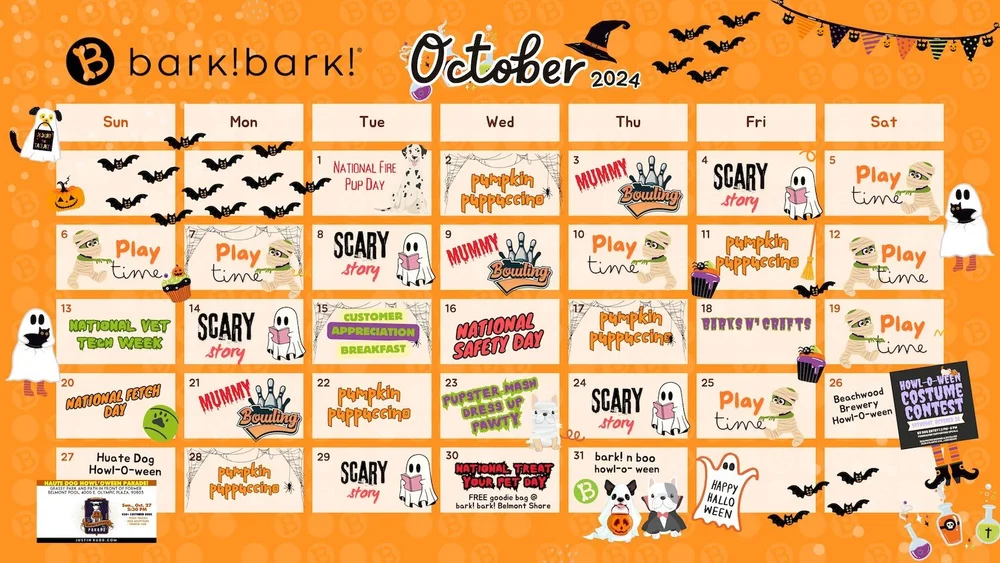 Barktober: A Month of Fun-Filled Activities at Our Dog Daycare — bark! bark! daycare | Long ...
