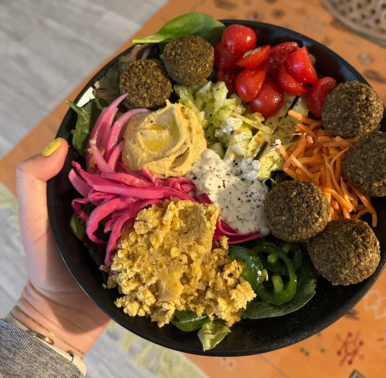 Cava Copycat Mediterranean Falafel Bowls — The Keys to Nutrition