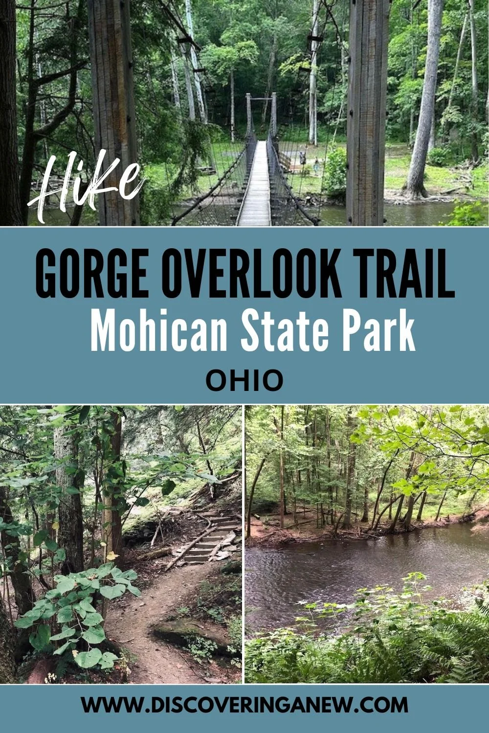 Adventure Awaits while Hiking the Gorge Overlook Trail in Mohican State ...