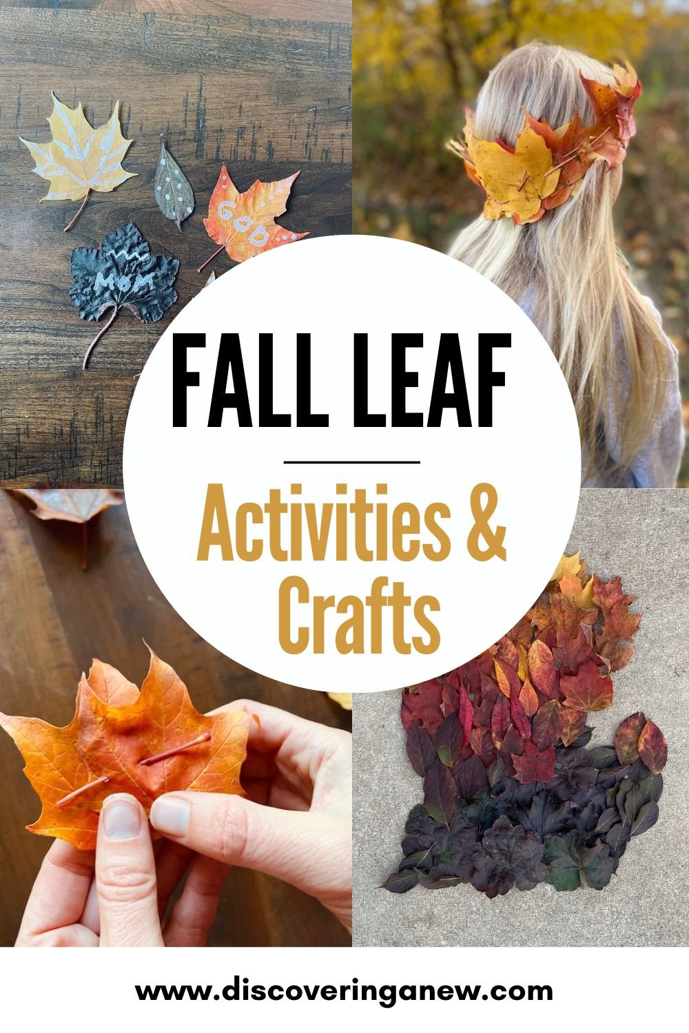 Fall Leaf Nature Crafts and Activities for Kids — discovering anew