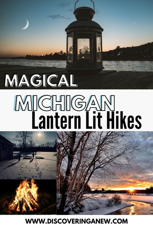 Winter Lantern Lit Night Hikes in Michigan — discovering anew