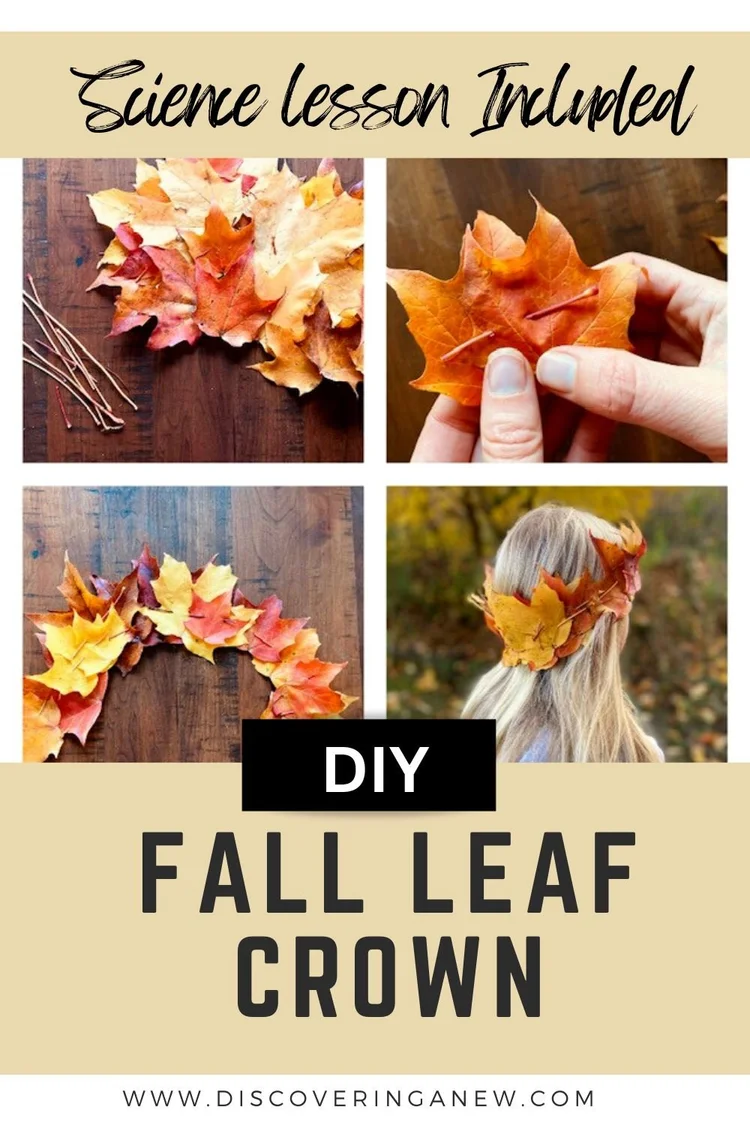 DIY Fall Leaf Crown: A Simple Autumn Craft for Kids — discovering anew